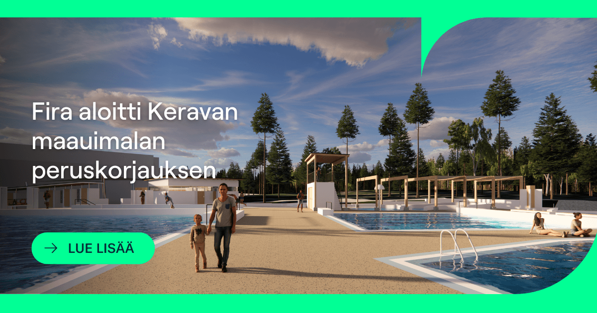 Fira aloitti Keravan maauimalan peruskorjauksen | Fira